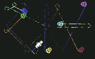 Screenshot of Moondust (Commodore 64, 1983) - MobyGames