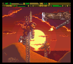 Screenshot of Front Mission: Gun Hazard (SNES, 1996) - MobyGames
