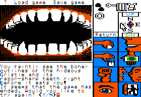 Screenshot of Tass Times in Tonetown (Apple II, 1986) - MobyGames