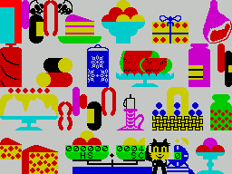 Screenshot of Caesar the Cat (ZX Spectrum, 1983) - MobyGames