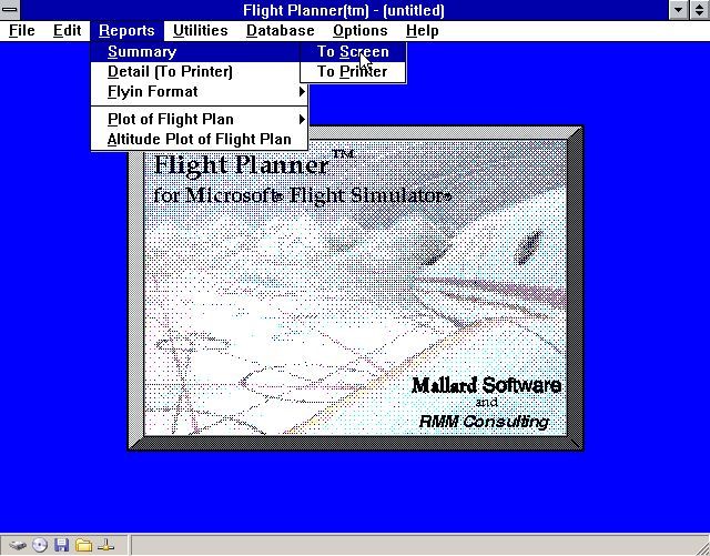Screenshot of Flight Planner for Microsoft Flight Simulator (Windows 3 ...