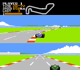 Screenshot of Final Lap (NES, 1987) - MobyGames