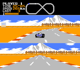 Screenshot of Final Lap (NES, 1987) - MobyGames