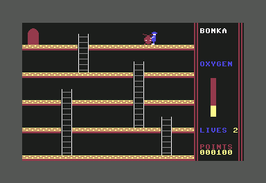 Screenshot of Bonka (Commodore 64, 1983) - MobyGames