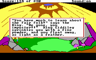 Screenshot of The Black Cauldron (DOS, 1986) - MobyGames