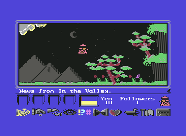 Screenshot of James Clavell's Shogun (Commodore 64, 1986) - MobyGames
