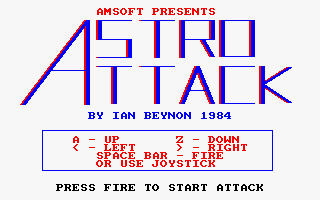 Astro Attack (1984) - MobyGames