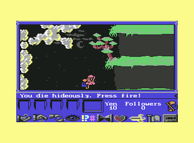 Screenshot of James Clavell's Shogun (Commodore 64, 1986) - MobyGames