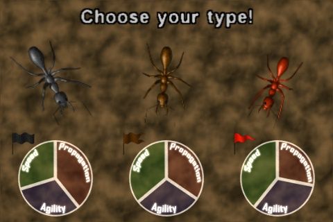 Screenshot of Ant Wars SE (iPhone, 2009) - MobyGames