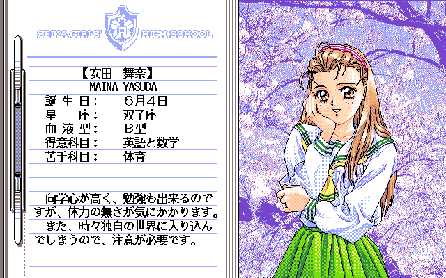 Screenshot of Graduation for Windows 95 (PC-98, 1994) - MobyGames