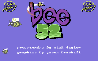 Screenshot of Bee 52 (Commodore 64, 1992) - MobyGames