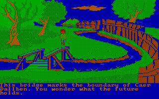 Screenshot of The Black Cauldron (PC Booter, 1986) - MobyGames