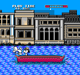 Screenshot of Snoopy's Silly Sports Spectacular (NES, 1988) - MobyGames
