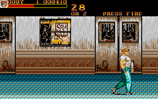 Screenshot of Final Fight (Atari ST, 1989) - MobyGames