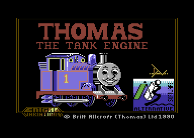 Screenshot of Thomas the Tank Engine & Friends (Commodore 64, 1990 ...