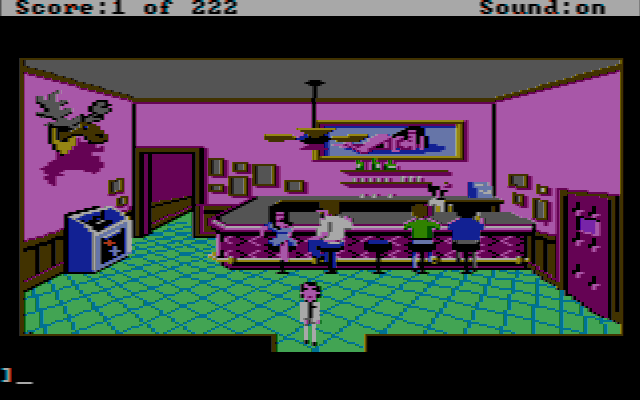 Screenshot of Leisure Suit Larry in the Land of the Lounge Lizards (DOS ...