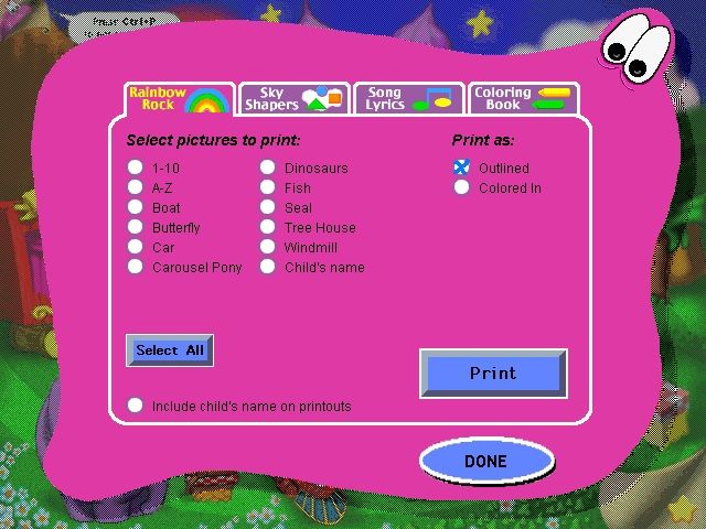 Screenshot of Reader Rabbit's Toddler (Windows, 1997) - MobyGames