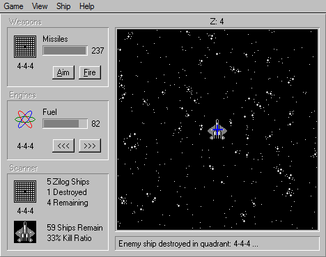 Screenshot of BattleStar (Windows 3.x, 1996) - MobyGames