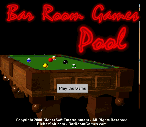 Bar Room Games: Pool (2000) - MobyGames