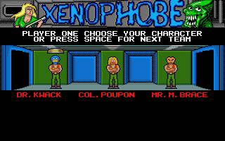 Screenshot of Xenophobe (Atari ST, 1987) - MobyGames