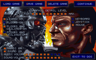 Screenshot of The Terminator: Rampage (DOS, 1993) - MobyGames