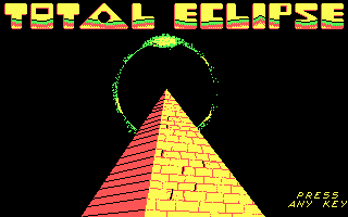 Screenshot of Total Eclipse (DOS, 1988) - MobyGames