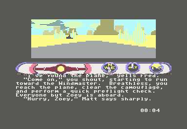 Screenshot of Escape (Commodore 64, 1985) - MobyGames