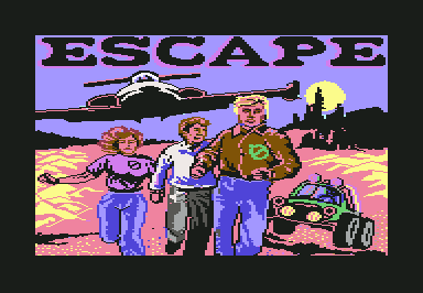 Screenshot of Escape (Commodore 64, 1985) - MobyGames