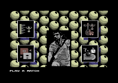 Screenshot of Jahangir Khan World Championship Squash (Commodore 64, 1990) - MobyGames