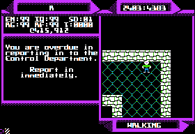 Screenshot of 2400 A.D. (Apple II, 1988) - MobyGames