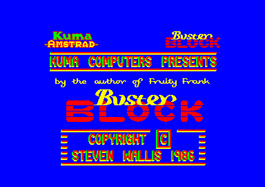 Buster Block screenshots - MobyGames