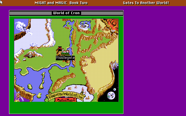 Screenshot of Might and Magic II: Gates to Another World (PC-98, 1988 ...