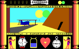 Screenshot of Total Eclipse (DOS, 1988) - MobyGames