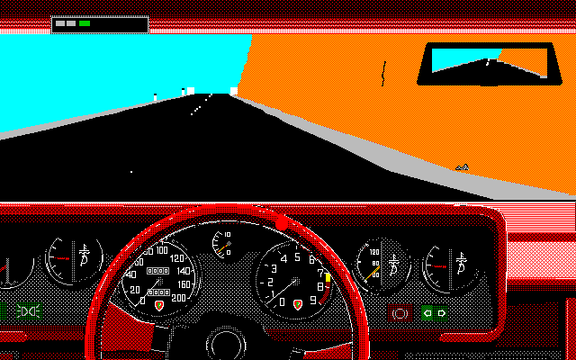 Screenshot of Test Drive (PC-98, 1987) - MobyGames