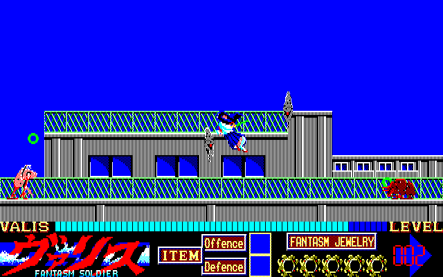 Screenshot of Valis: The Fantasm Soldier (PC-98, 1986) - MobyGames