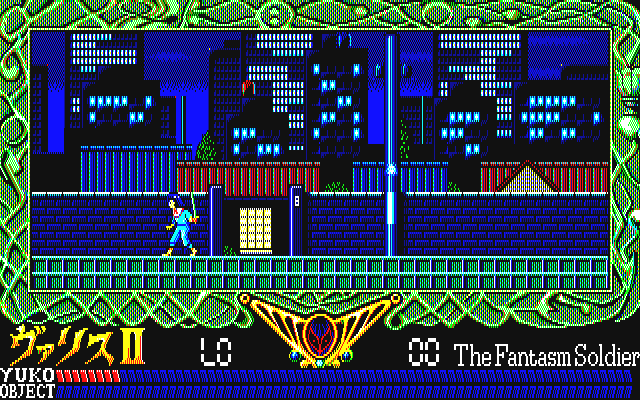 Screenshot of Mugen Senshi Valis II (PC-98, 1989) - MobyGames