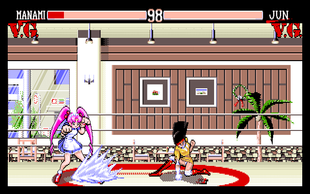 Screenshot of V.G.: Variable Geo (PC-98, 1993) - MobyGames