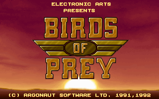 Screenshot of Birds of Prey (DOS, 1991) - MobyGames