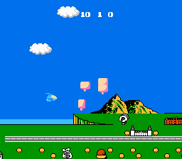 Screenshot of Stinger (NES, 1986) - MobyGames