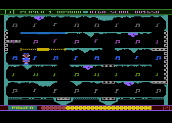 Screenshot of Jet-Boot Jack (Atari 8-bit, 1983) - MobyGames