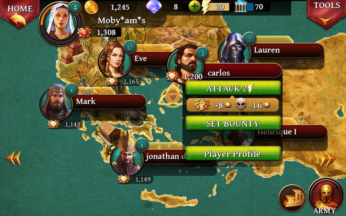 Screenshot of Age of Sparta (Windows Apps, 2015) - MobyGames