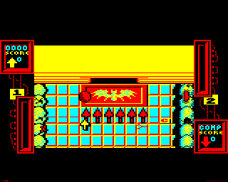 Screenshot of Ballistix (BBC Micro, 1989) - MobyGames