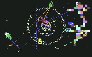 Screenshot of Moondust (Commodore 64, 1983) - MobyGames