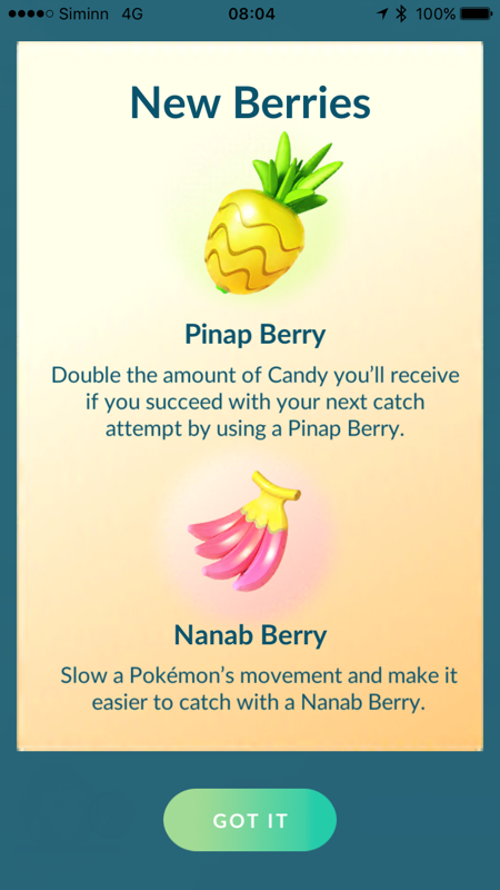 Screenshot of Pokémon GO (iPhone, 2016) - MobyGames