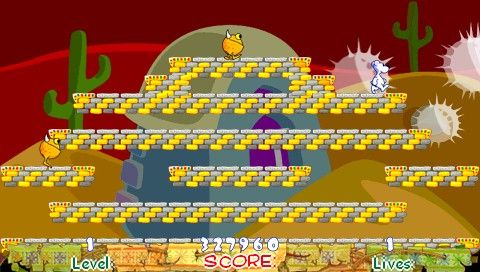 Screenshot of Snowy: The Bear's Adventures (PSP, 2003) - MobyGames