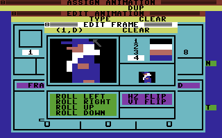 Screenshot of Arcade Game Construction Kit (Commodore 64, 1988) - MobyGames