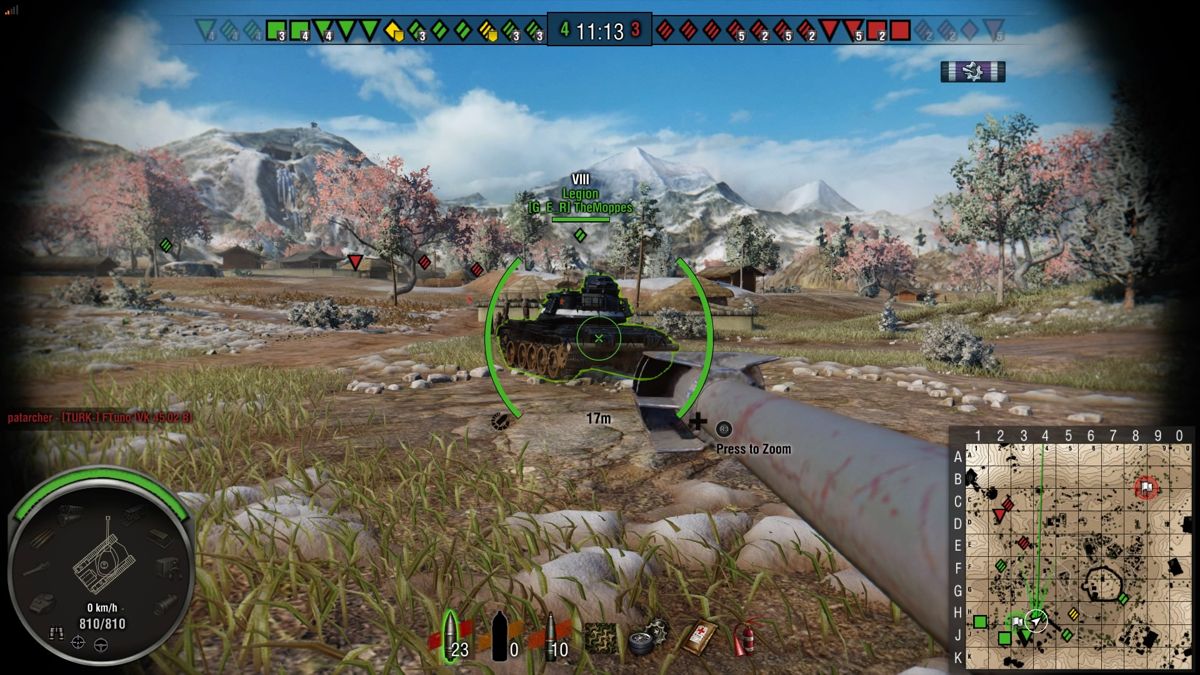 Screenshot of World of Tanks: Legion 59-Patton Loaded (PlayStation 4 ...