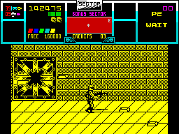 Screenshot of NARC (ZX Spectrum, 1989) - MobyGames