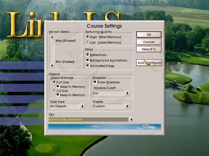 Screenshot of Links LS Classic (Windows, 2001) - MobyGames