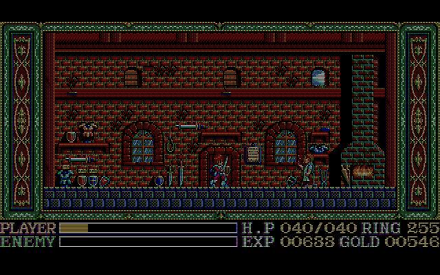 Screenshot of Ys III: Wanderers from Ys (PC-98, 1989) - MobyGames
